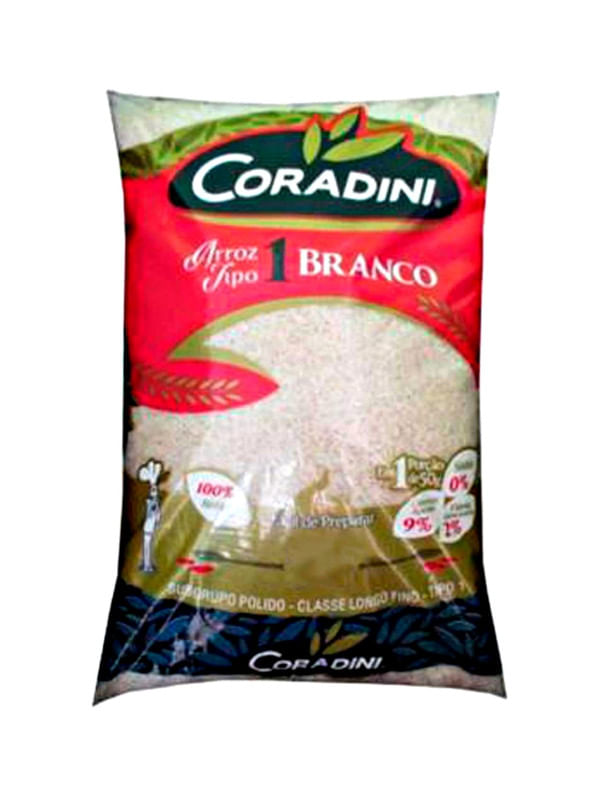 Arroz Branco Tipo 1 Coradini Pacote 5kg - Sam's Club Arroz Branco Tipo 1 Coradini Pacote 5kg - Sam's Club