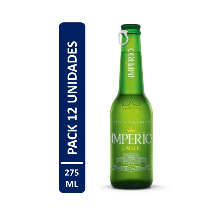 Cerveja Imperio Lager Pack com 6 Unidades de 275ml Cada - Sam's Club