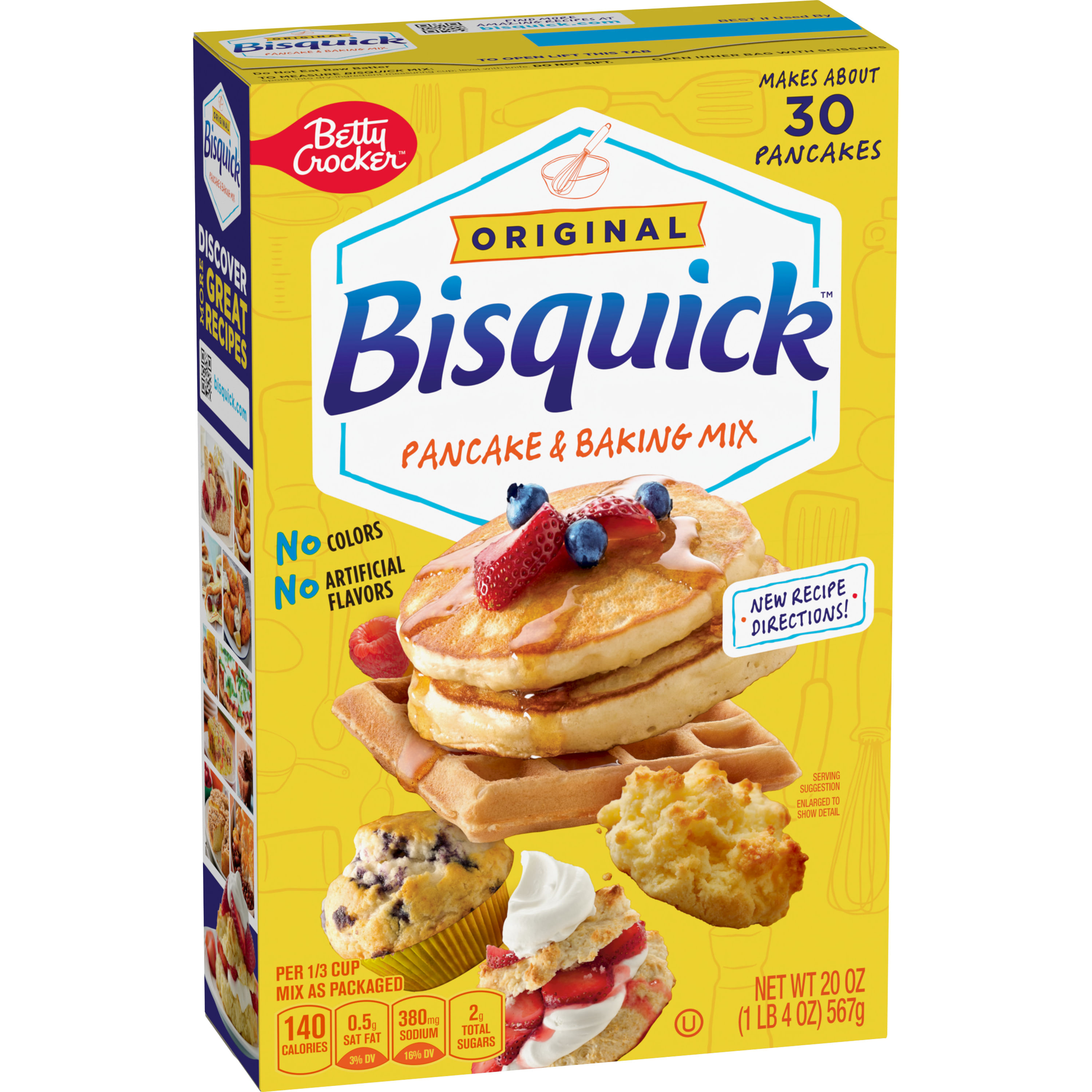 Mistura Pronta para Panqueca Original Bisquick Caixa 567g - Sam's Club