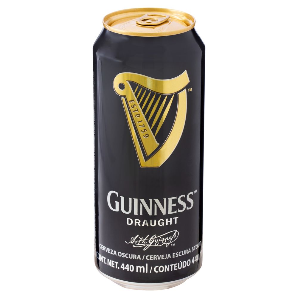 Cerveja Stout Draught Guinness Lata 440ml - Sam's Club