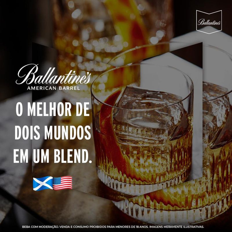 Whisky Ballantine's American Barrel Blended Escocês - 750 ml - Sam's Club