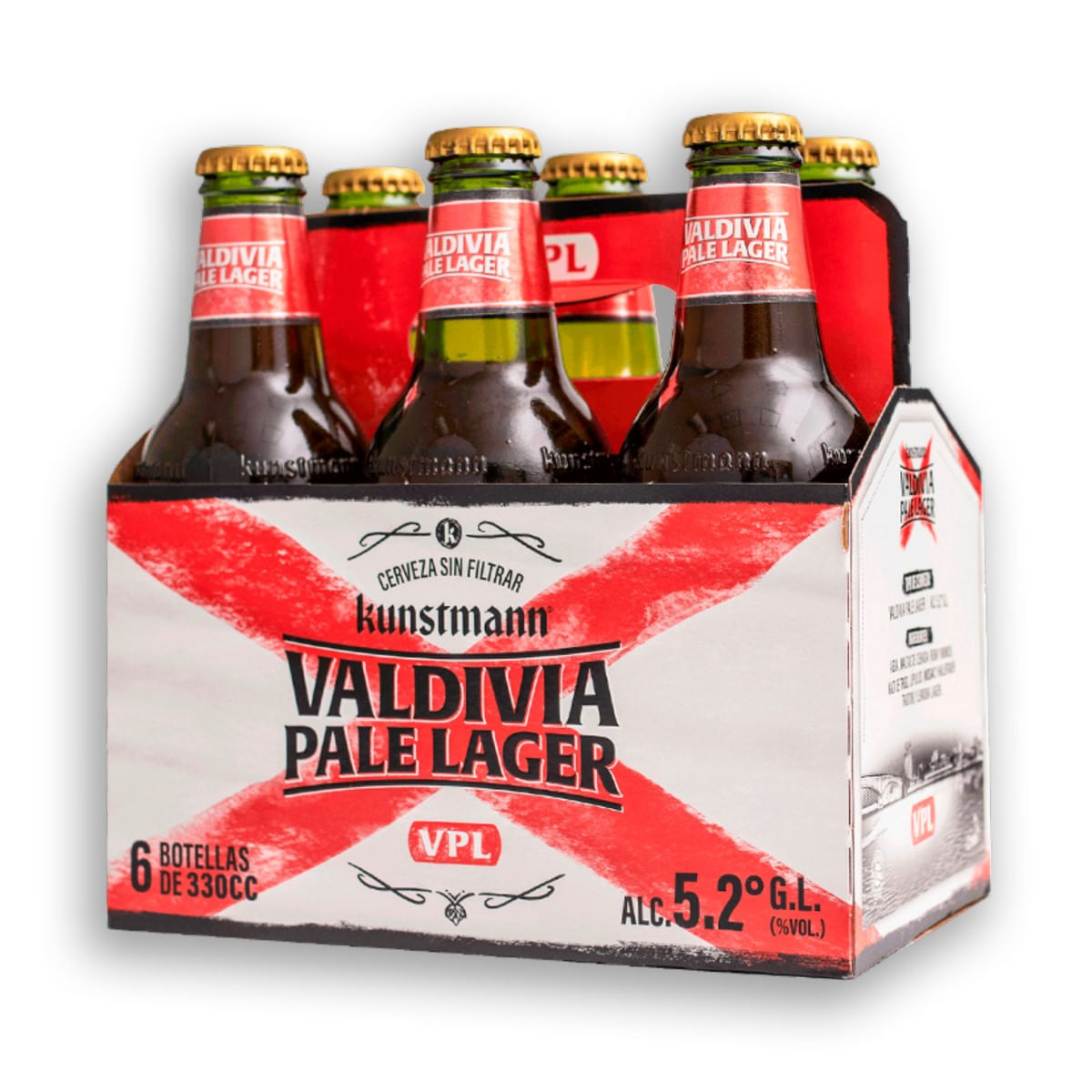 Cerveja Valdivia Pale Lager Long Neck 6x330ml - Sam's Club