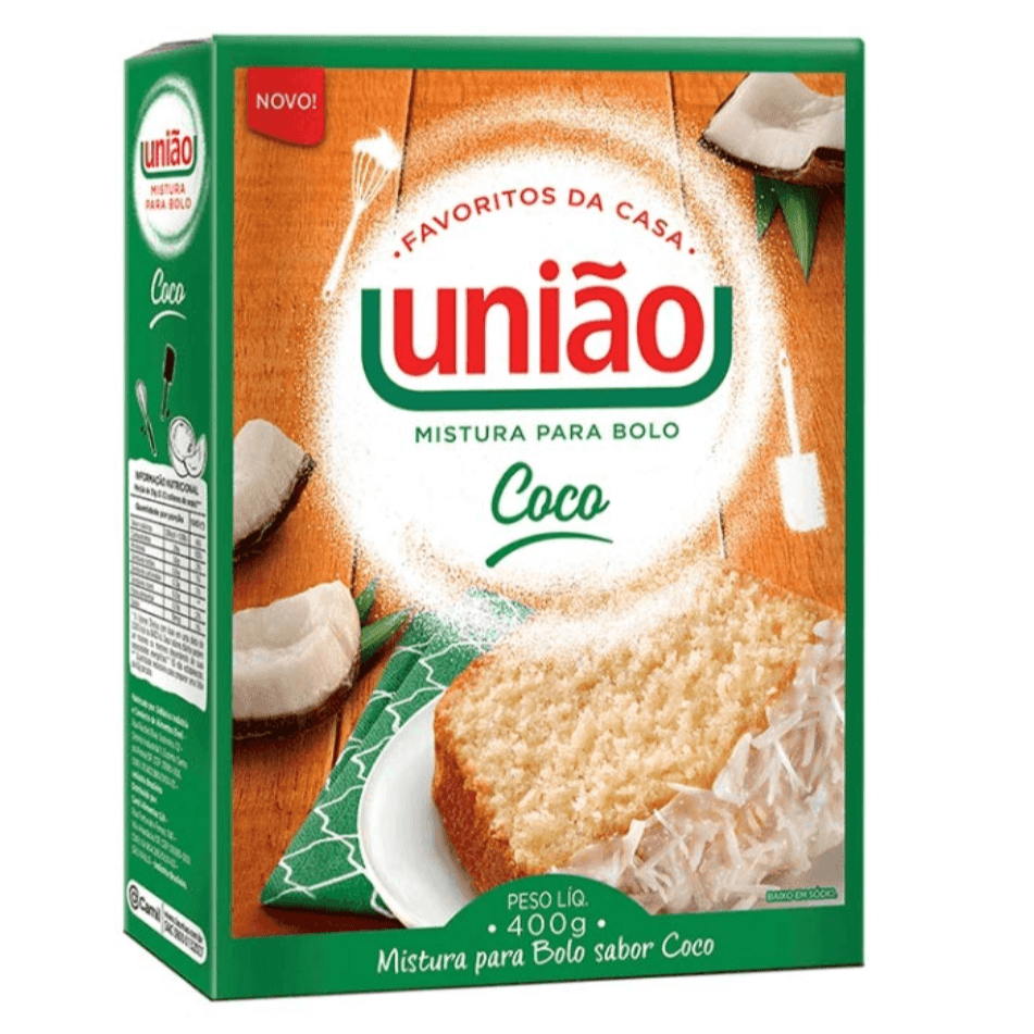 Mistura para Bolo União Sabor Coco 400g - Sam's Club